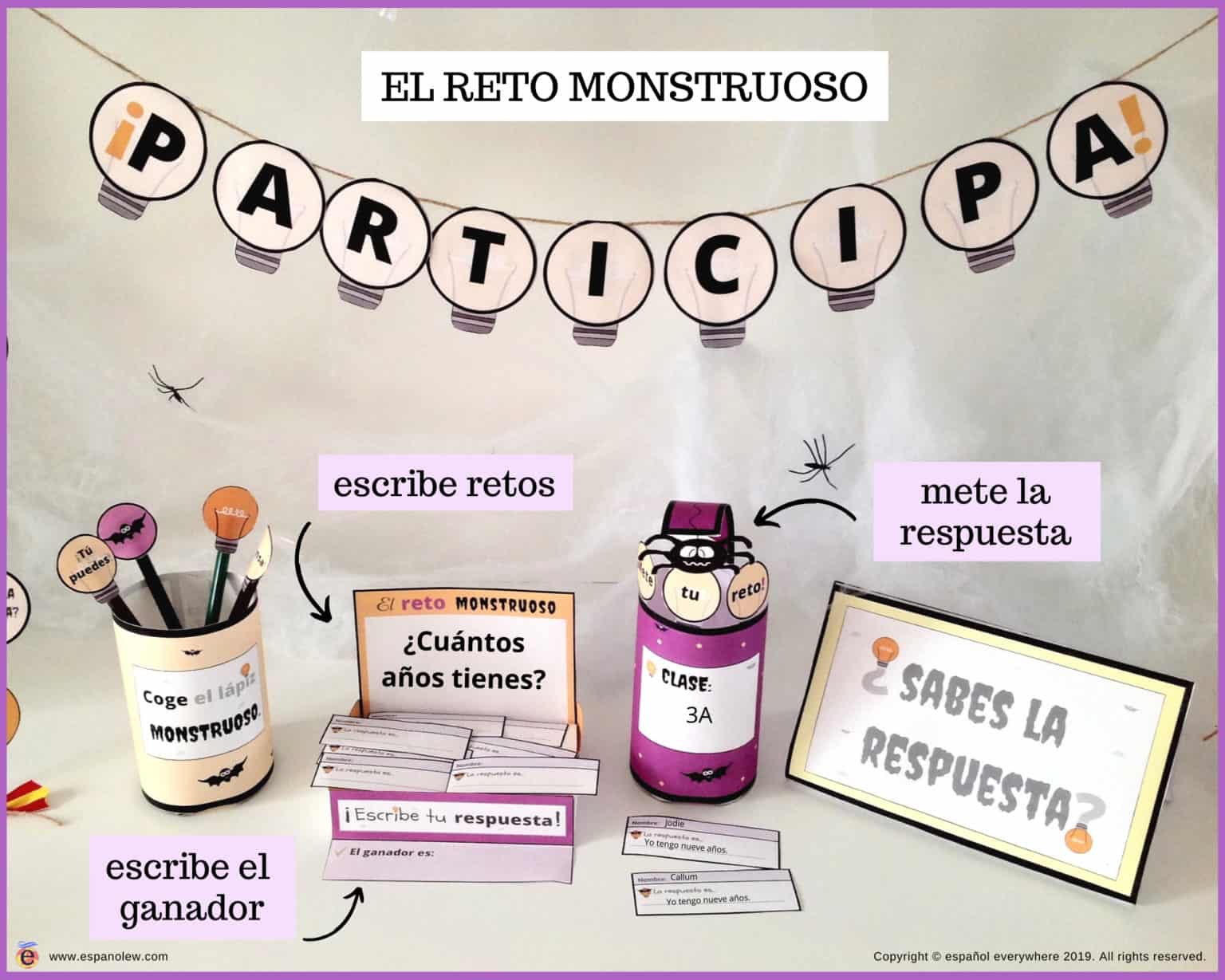 🎯EL RETO MONSTRUOSO. Refuerza tu español constantemente.