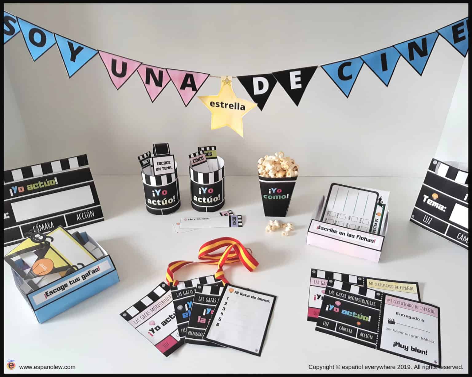 Rincón de cine. Juegos para niños. Actividades y manualidades para la ...