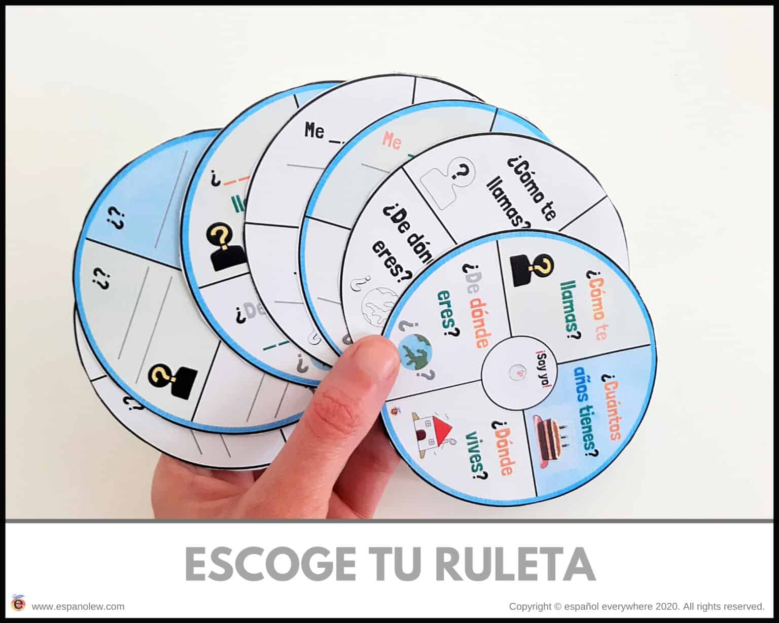 💡´Ruletas Para Presentarse´.Juega Con Preguntas Personales