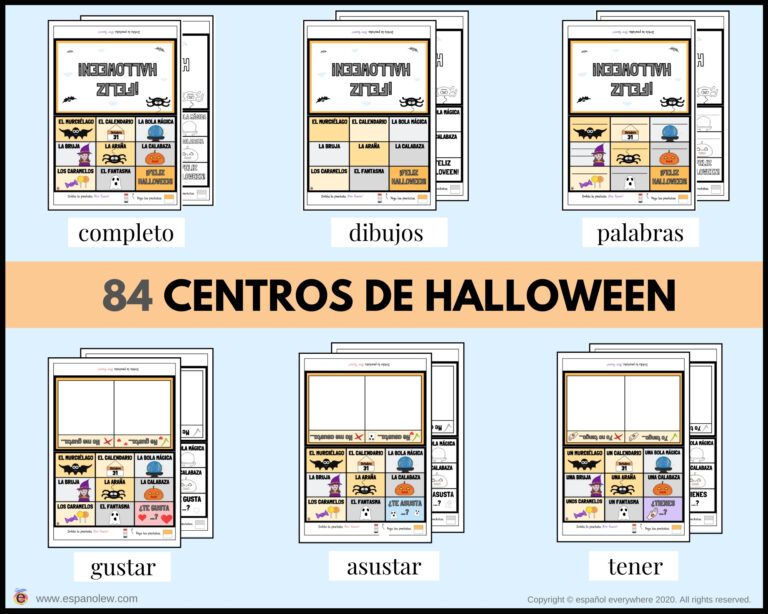 💻 ´Centros de Halloween 3 en 1´(I)- Aprende, decora y juega. – español ...
