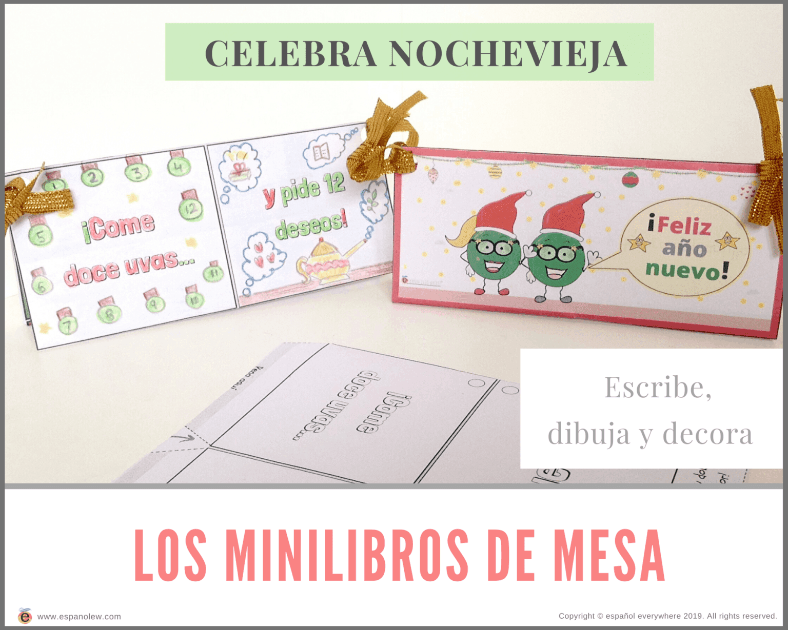 🍇12 UVAS DE LA SUERTE. Ideas para Nochevieja con niños