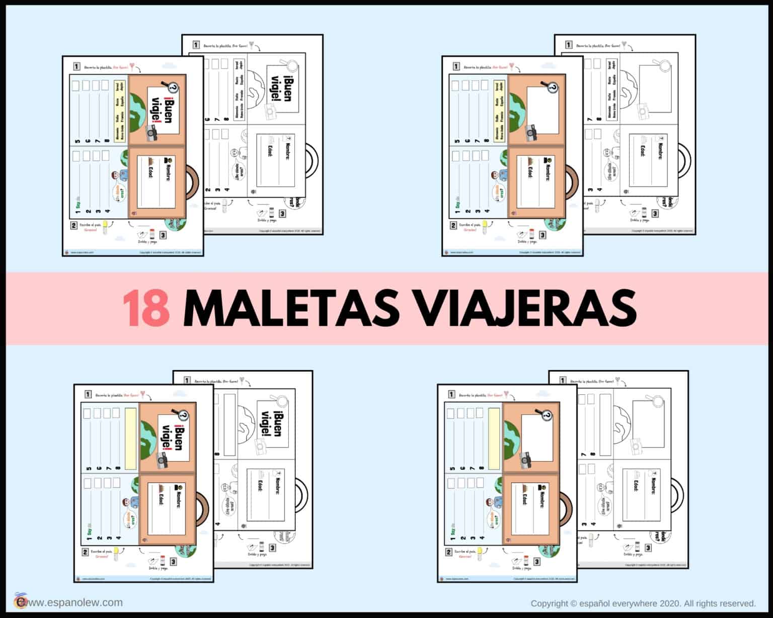 maleta viajera | español everywhere