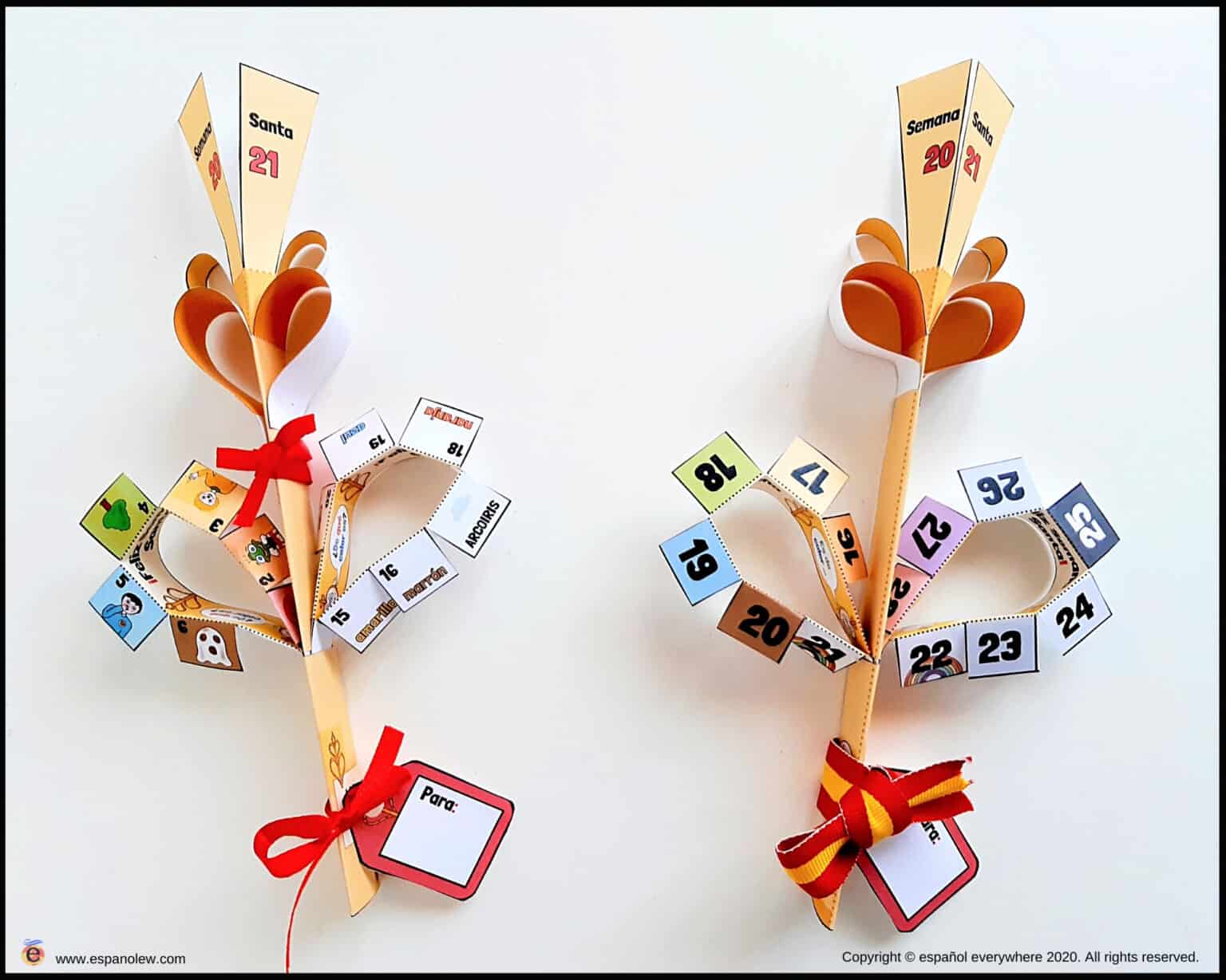 palma repaso de pascua con números. Cómo enseñar los números de una ...