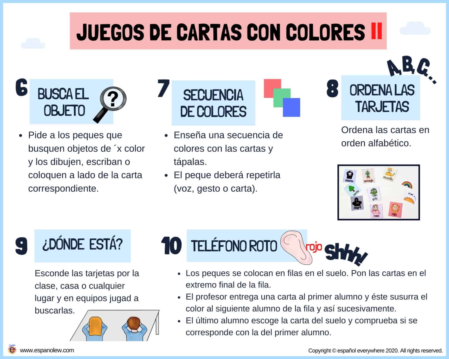 juegos con colores. Ideas y actividades para enseñar los colores. ¿Cómo ...