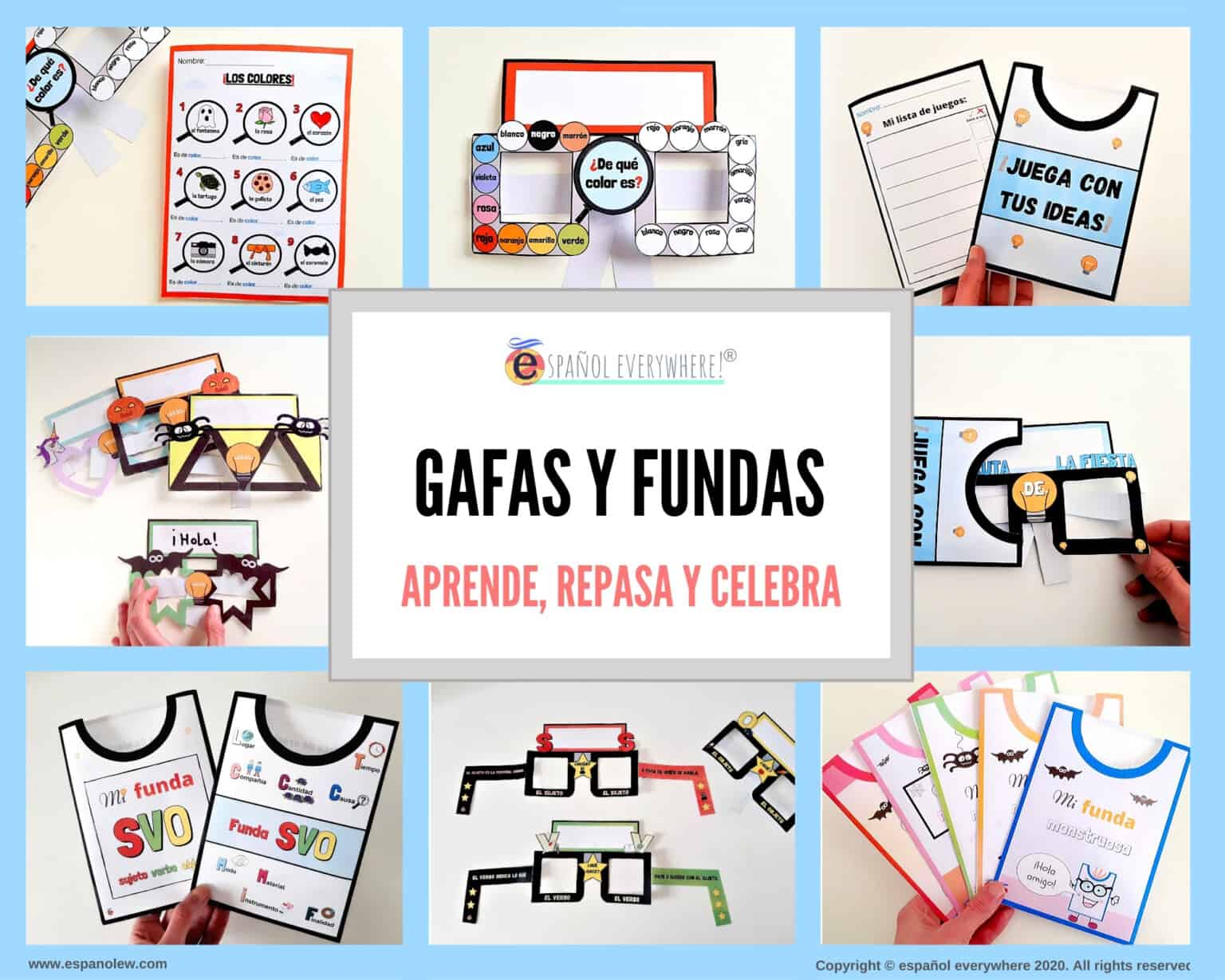 💻 Actividades juegos y manualidades para la clase de español con niños ...