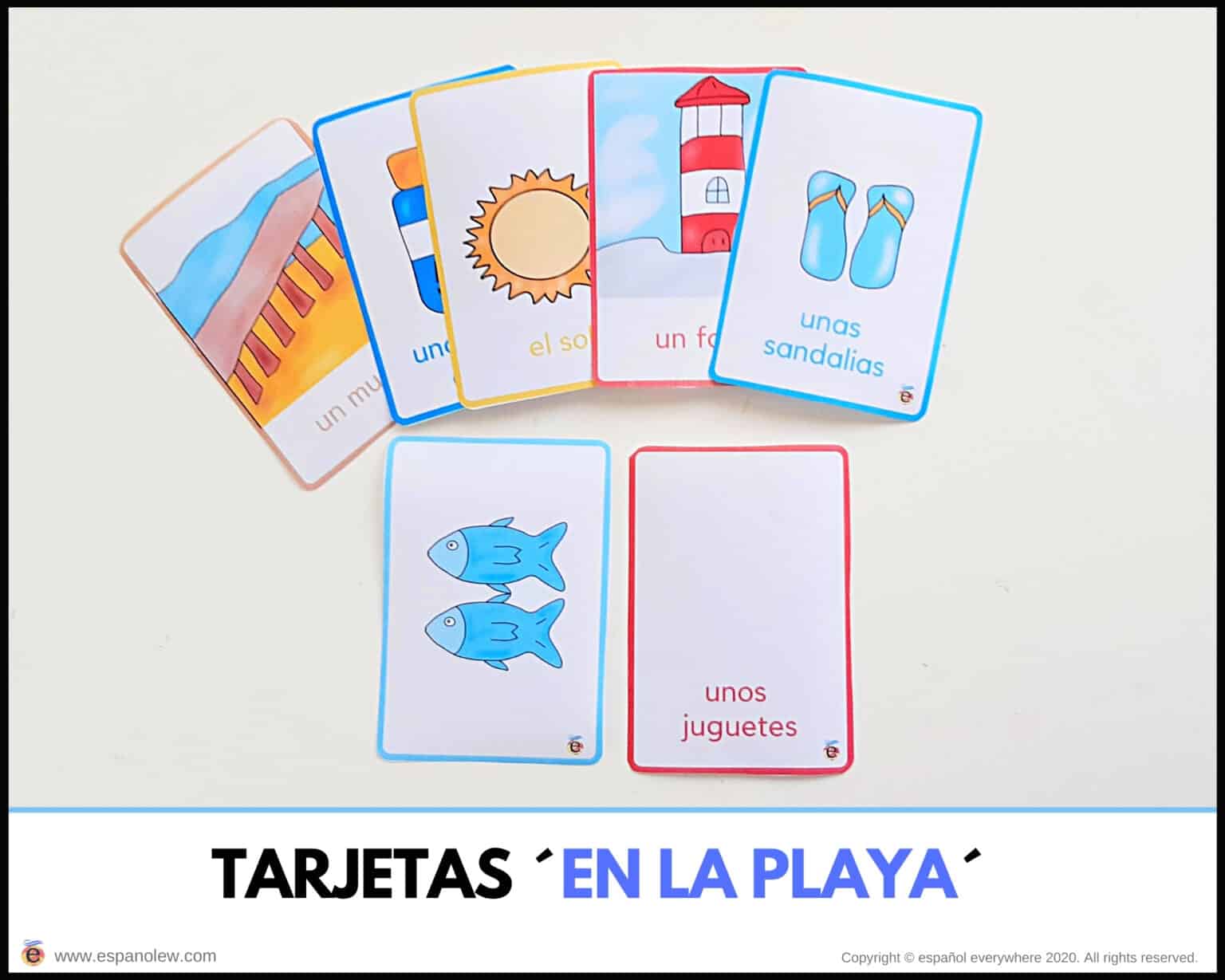💻 ´Ficha-carnet de verano´- Vocabulario, colores, tarjetas y juegos.🏖 ...
