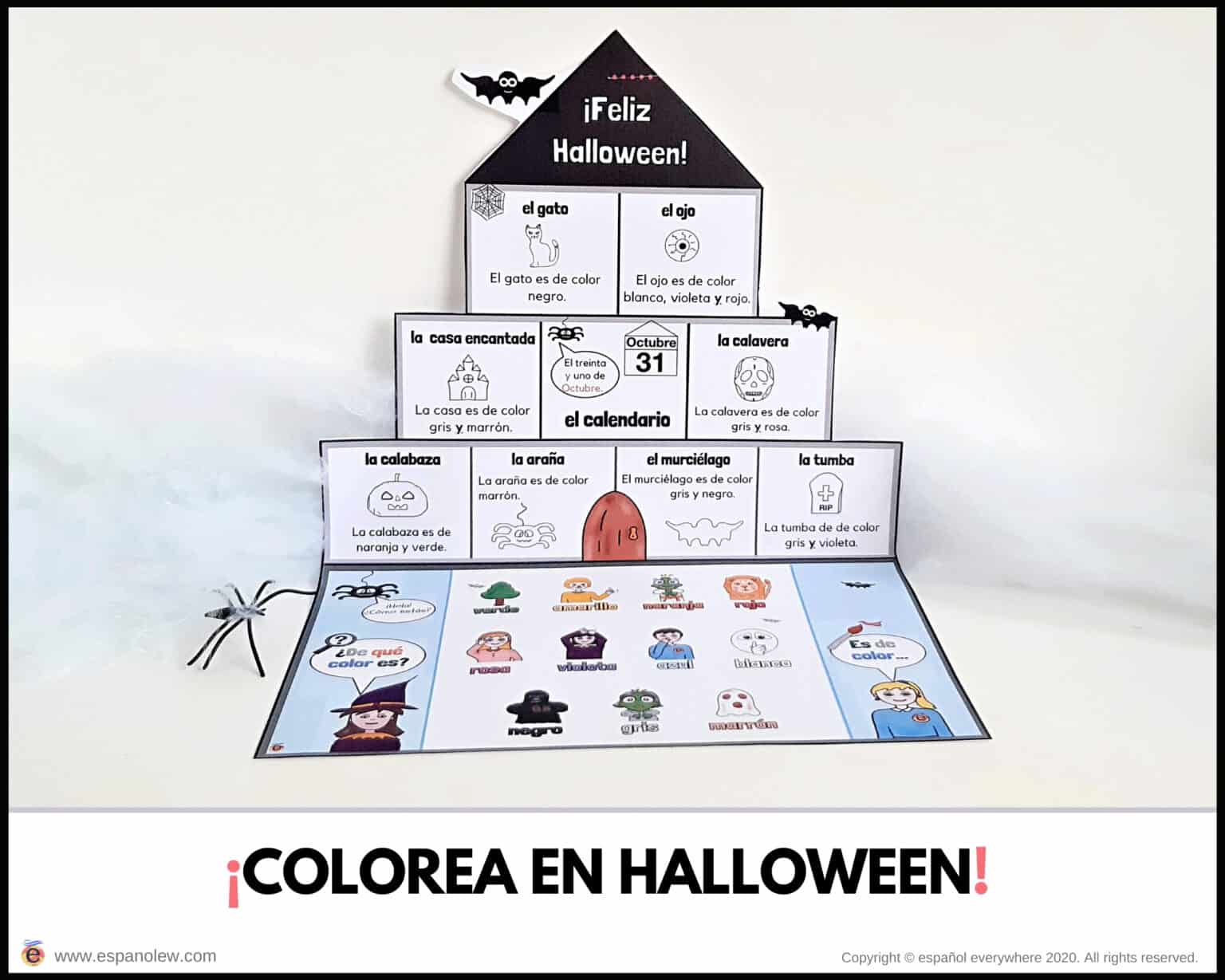💻 ´Aprende-casas de Halloween´- Vocabulario, conjugación, verbos ...
