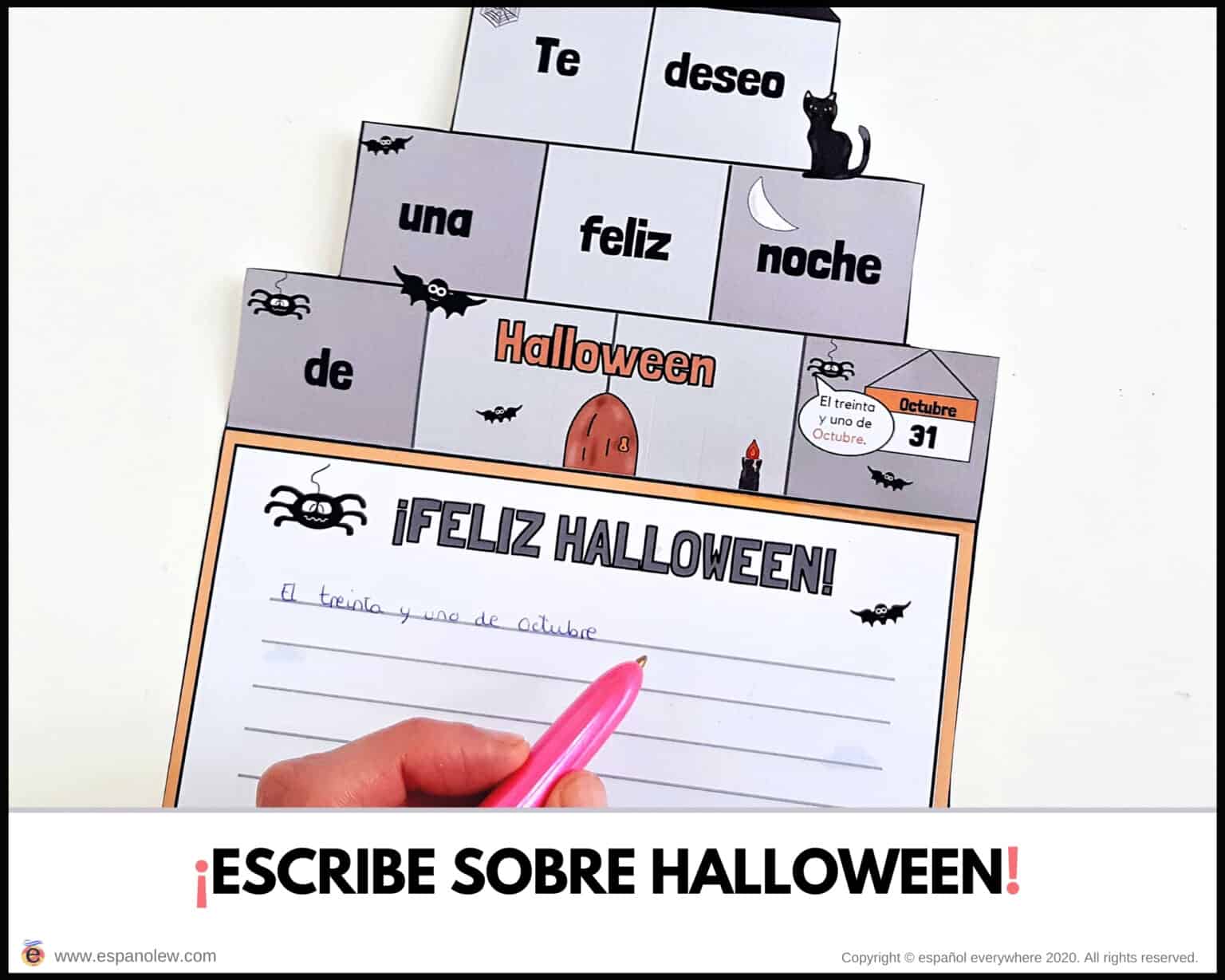 💻 ´Aprende-casas de Halloween´- Vocabulario, conjugación, verbos ...