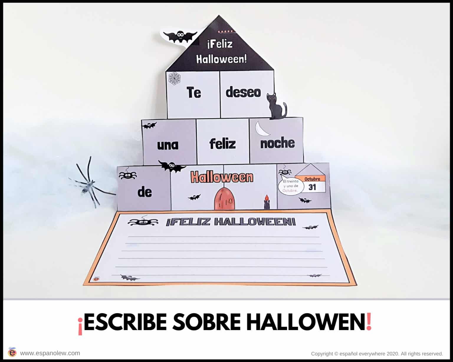 💻 ´Aprende-casas de Halloween´- Vocabulario, conjugación, verbos ...