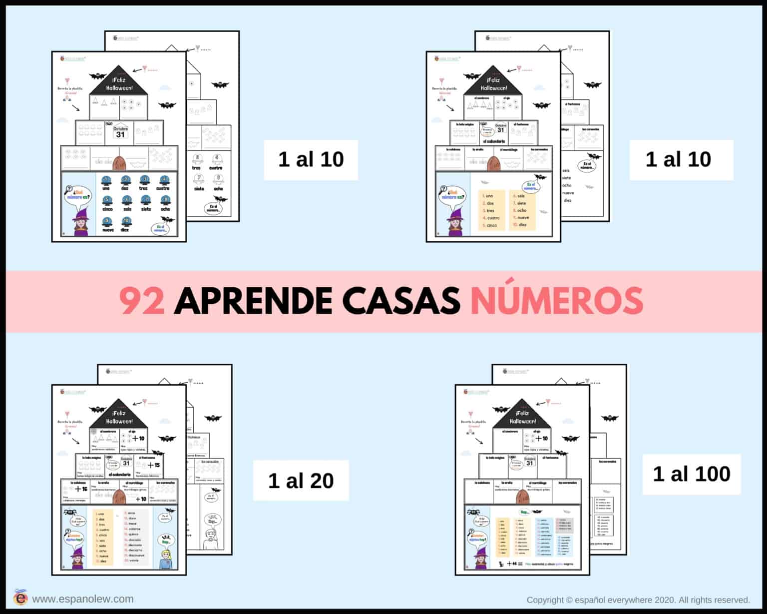 💻 ´Aprende-casas de Halloween´- Vocabulario, conjugación, verbos ...