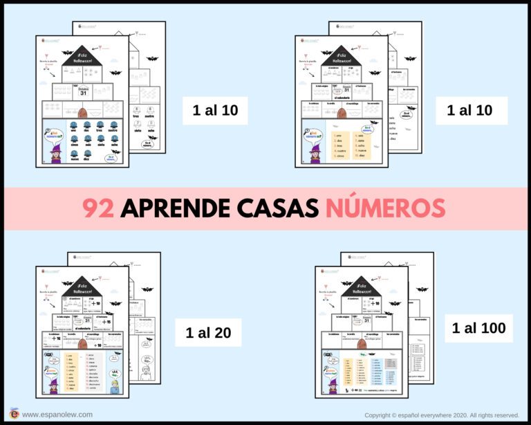 💻 ´Aprende-casas de Halloween´- Vocabulario, conjugación, verbos ...