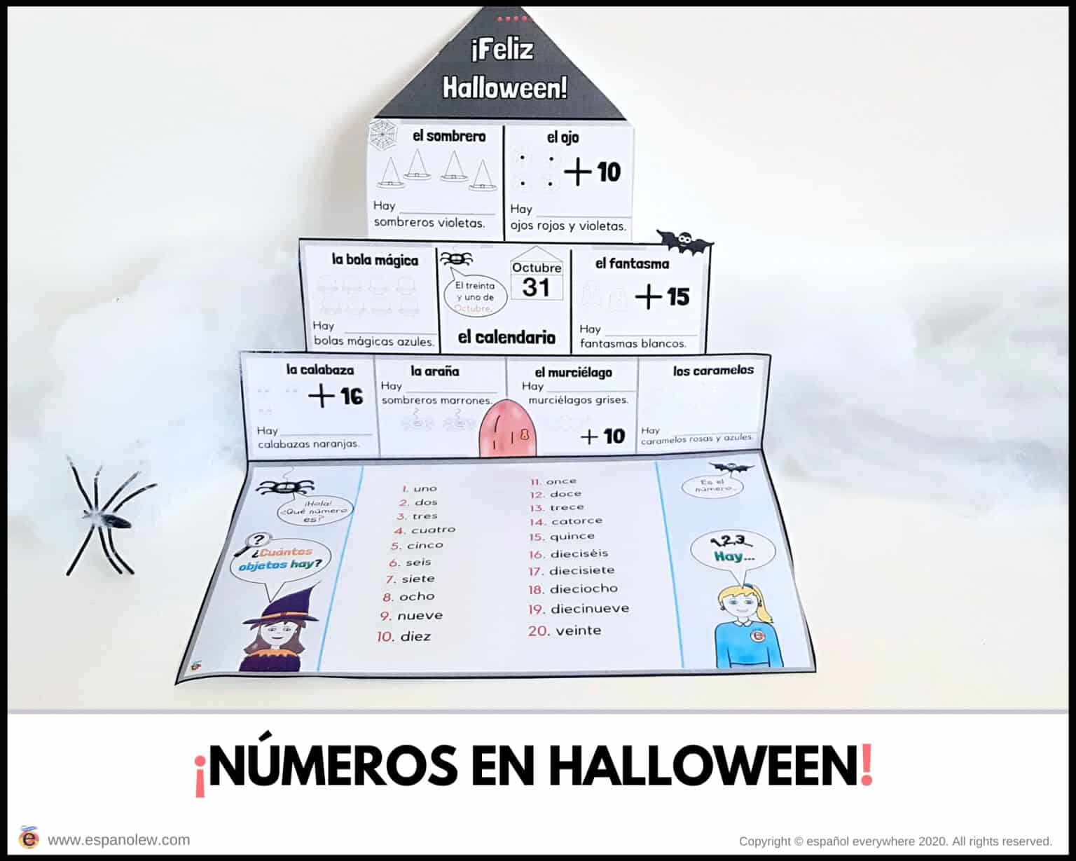 💻 ´Aprende-casas de Halloween´- Vocabulario, conjugación, verbos ...