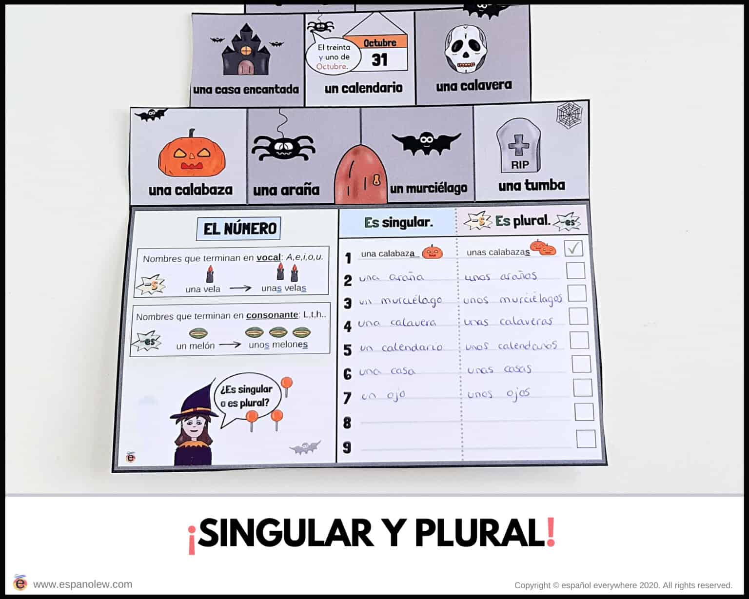 💻 ´Aprende-casas de Halloween´- Vocabulario, conjugación, verbos ...