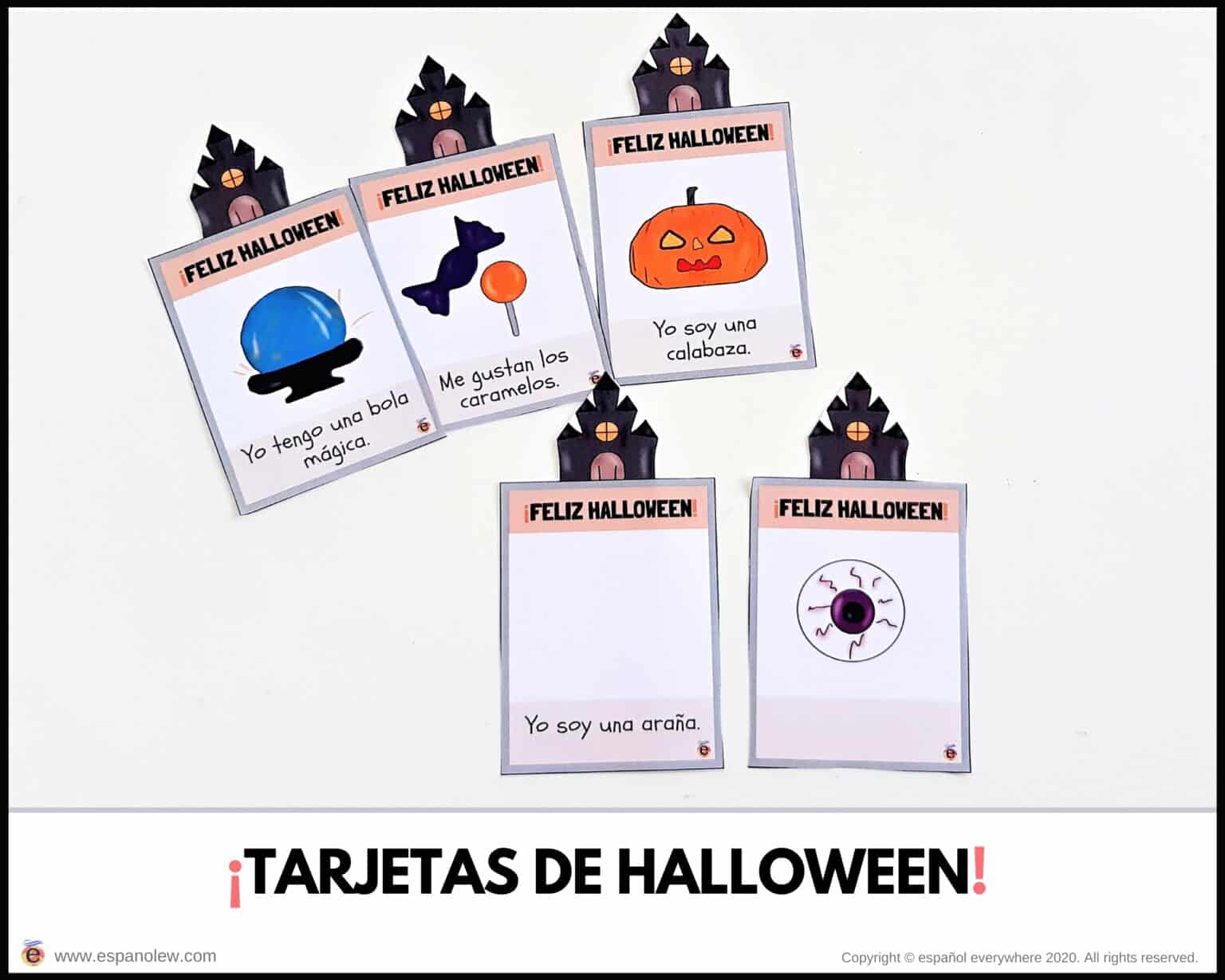 💻 ´Aprende-casas de Halloween´- Vocabulario, conjugación, verbos ...