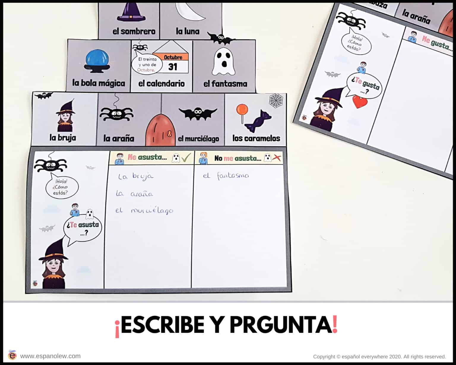 💻 ´Aprende-casas de Halloween´- Vocabulario, conjugación, verbos ...