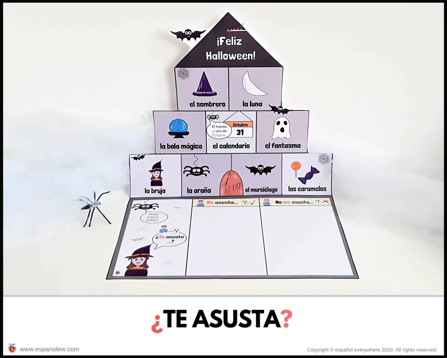 💻 ´Aprende-casas de Halloween´- Vocabulario, conjugación, verbos ...