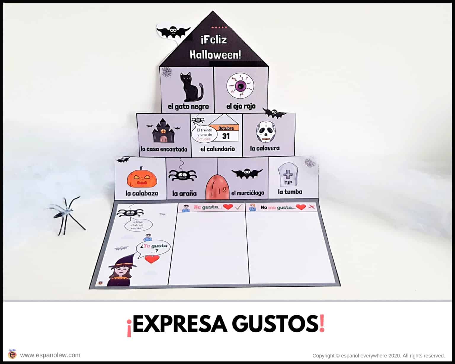 💻 ´Aprende-casas de Halloween´- Vocabulario, conjugación, verbos ...