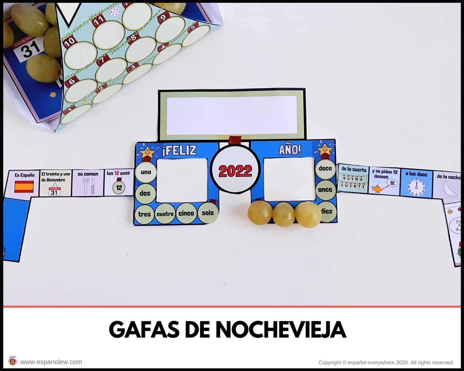 💻 Árboles y gafas de Nochevieja´- Manualidades, y juegos PPT Para Fin ...