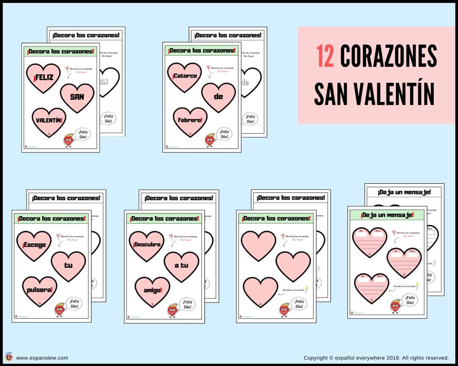 💻 LAS MEDIAS-PULSERAS. Actividades para San Valentín, y repaso de ...