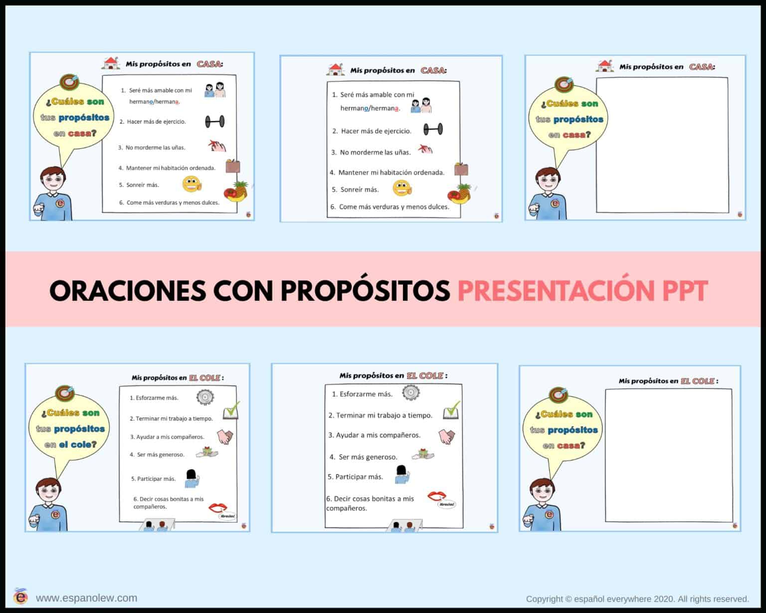 💻 ´El Centro-año´ -Propósitos Año Nuevo. Tareas semanales/diarias ...