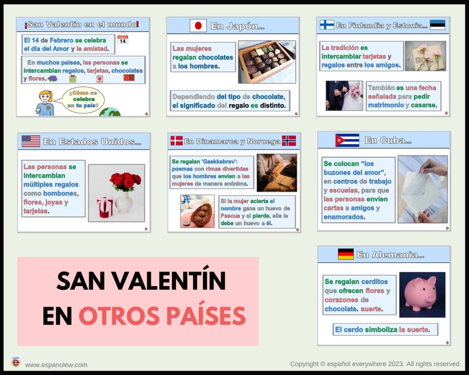 cómo se celebra San Valentín en otros países.Tradiciones de San ...