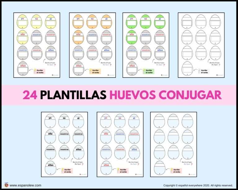 Actividades para conjugar verbos. Cómo conjugar los verbos en español ...