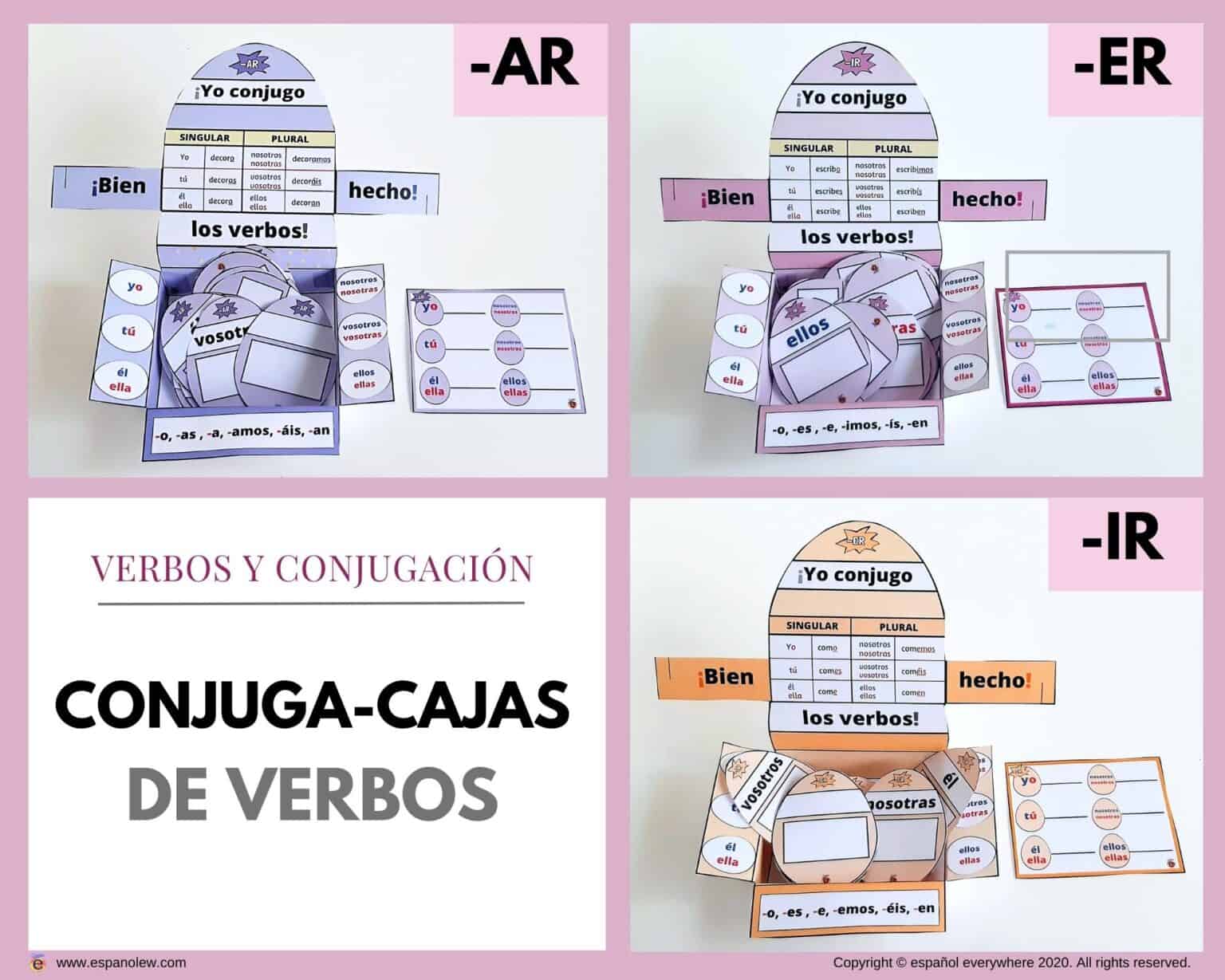 Actividades para conjugar verbos. Cómo conjugar los verbos en español ...