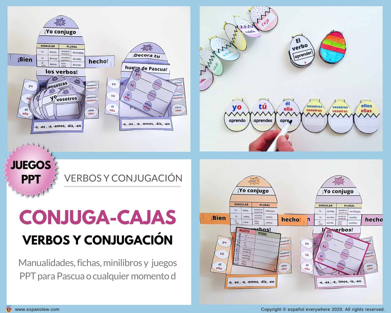 💻 Mega pack´Rincón-reto de verbos´- Verbos y conjugación
