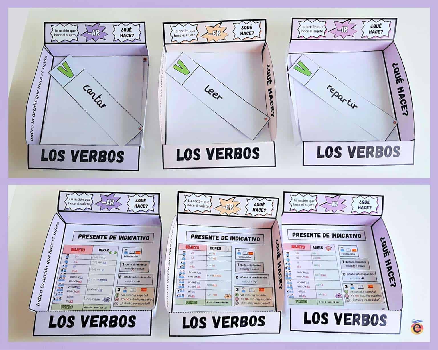 💻 Mega pack´Rincón-reto de verbos´- Verbos y conjugación