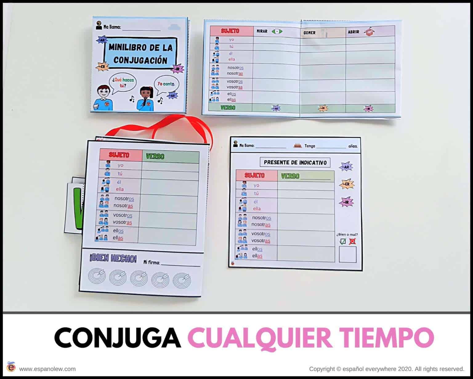 Carnets de la conjugación. Juegos, manuadidades y ejercicios para ...