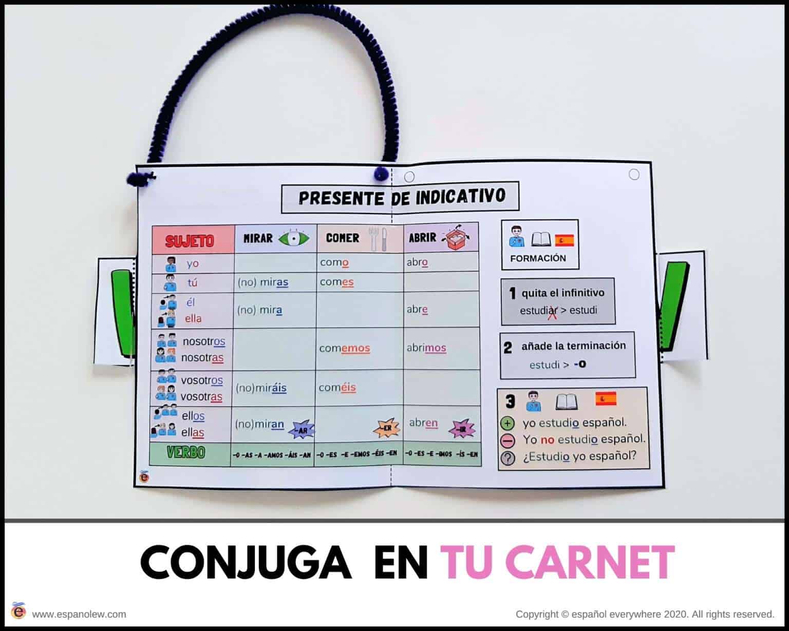 Carnets de la conjugación. Juegos, manuadidades y ejercicios para ...