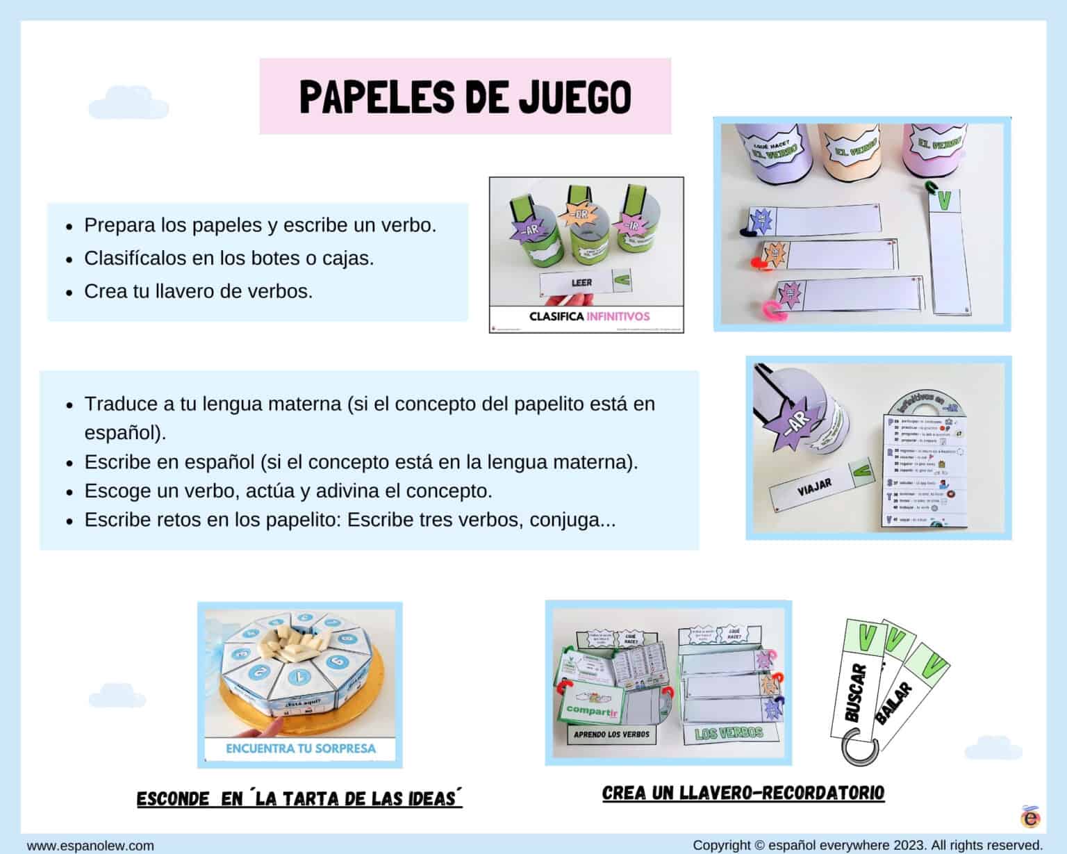 💻 ´Cajas conjugadoras´- Verbos y conjugación: Presente, pasado y futuro ...