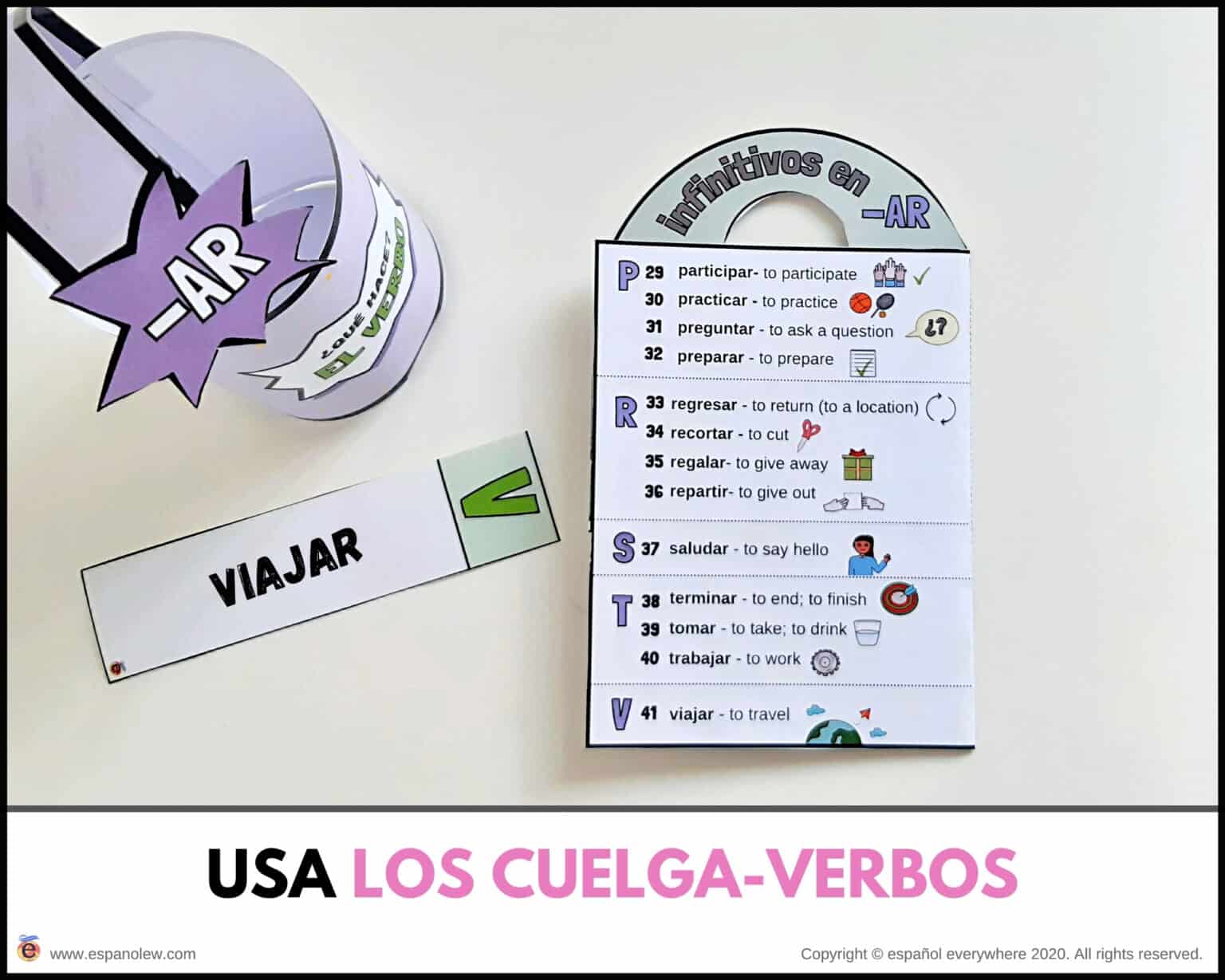 Cómo explicar a un niño que es un verbo infinitivo en español ...