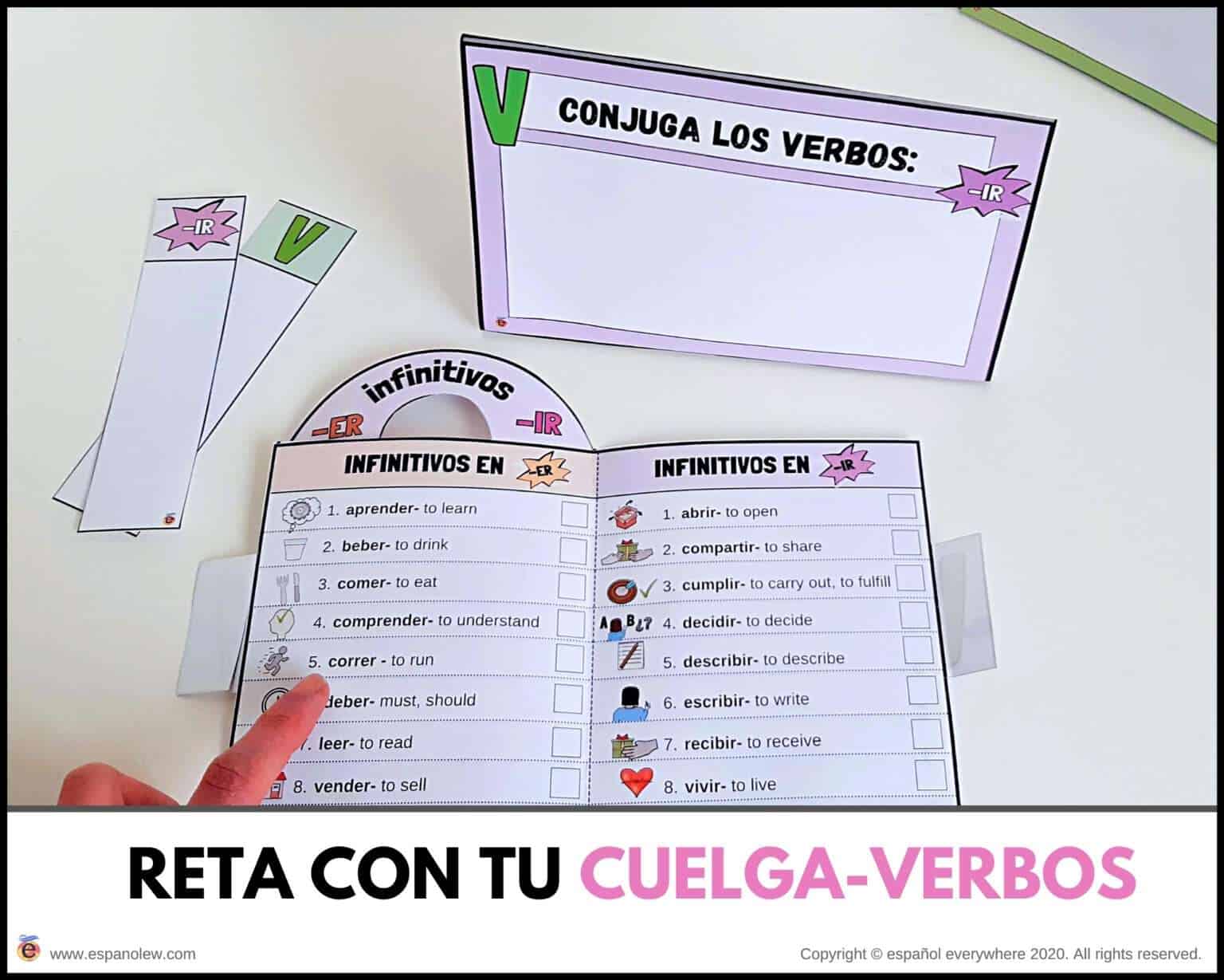 Retos, juegos y actividades con infintivos y conjugación. Cómo conjugar ...