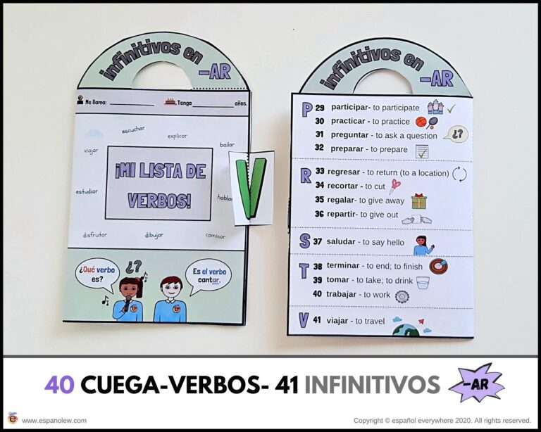 cómo enseñar la conjugación. ejercicios de verbos. actividades de ...