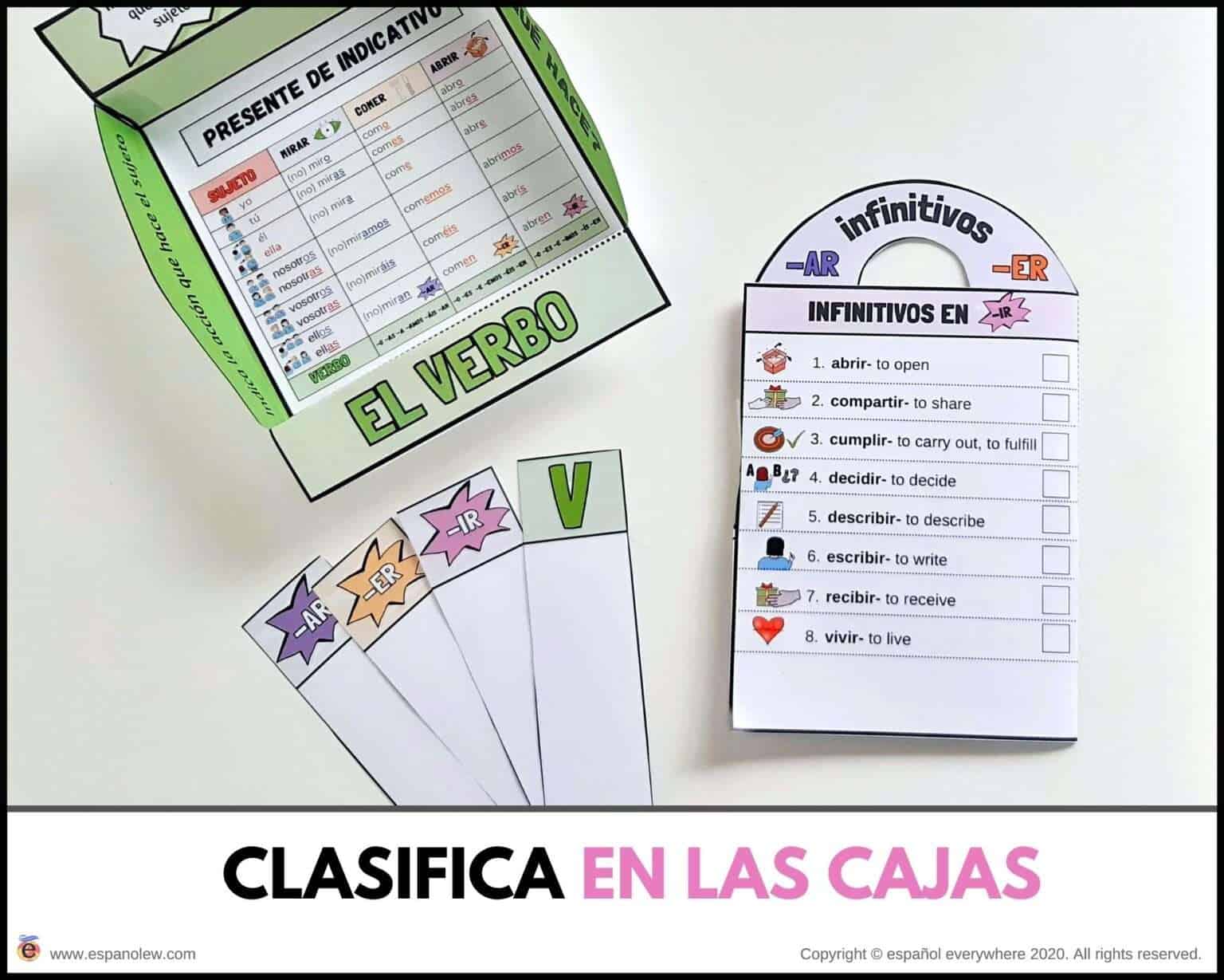 cómo enseñar la conjugación. ejercicios de verbos. actividades de ...