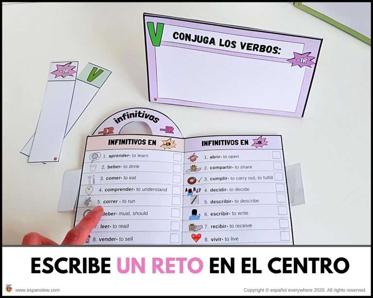 💻 Mega pack´Rincón-reto de verbos´- Verbos y conjugación