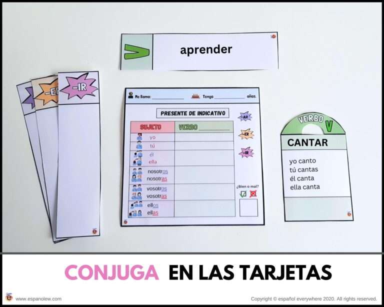 💻 ´Cuelga-verbos´- Actividades, juegos y minilibros con verbos y ...