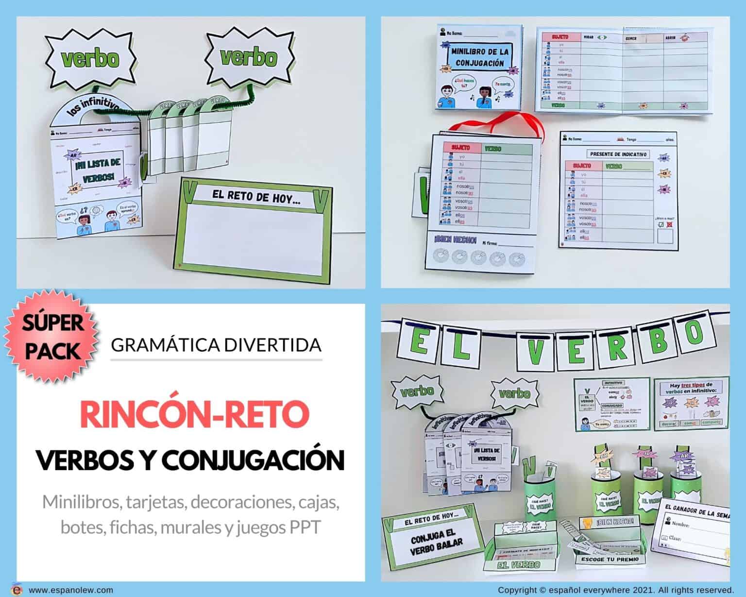ejercicios de verbos. cómo enseñar la conjugación. actividades de ...