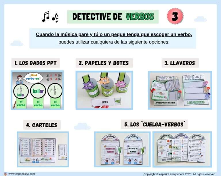Ejercicios de Verbos. Qué son los verbos. actividades para niños. Cómo ...