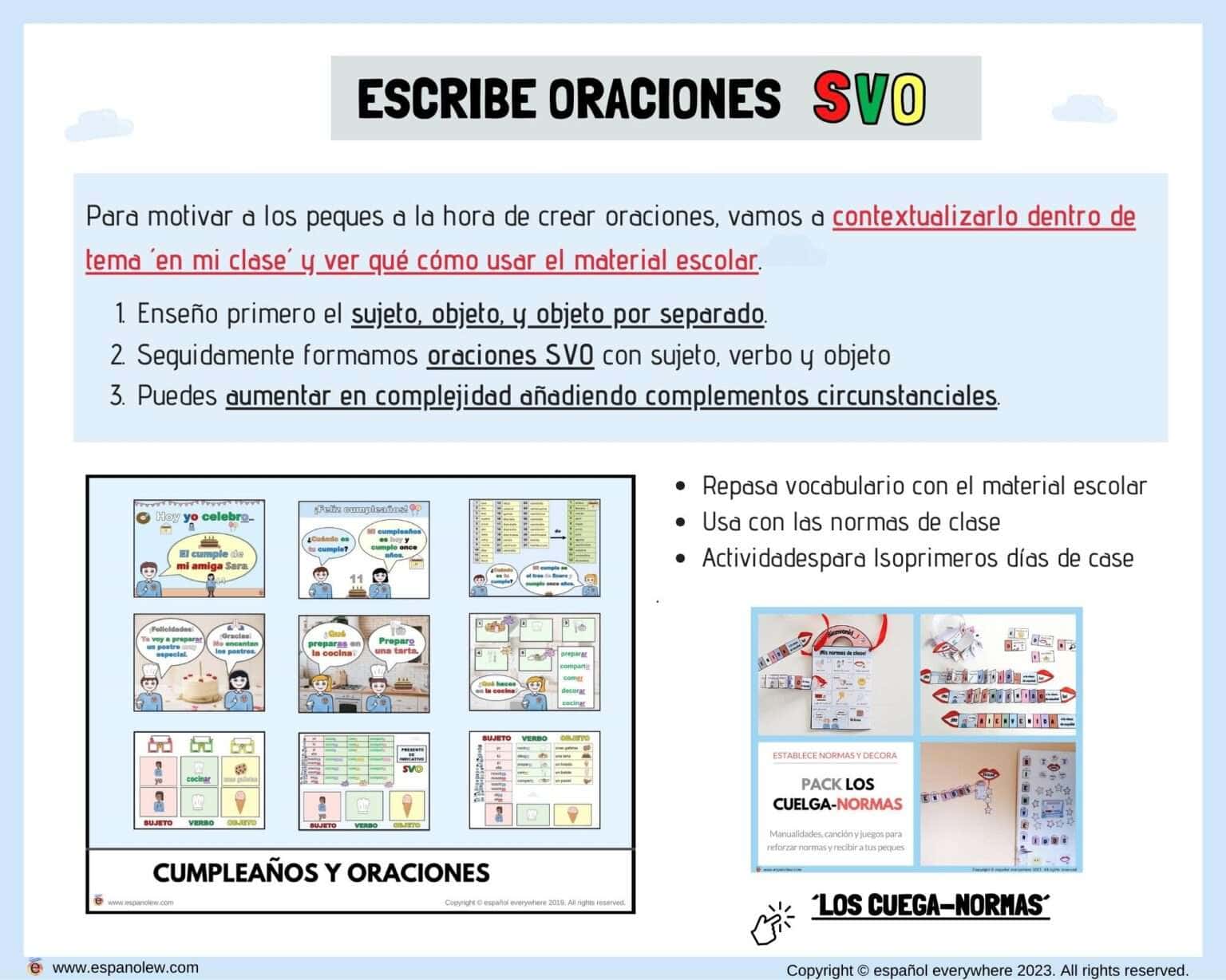 Actividades para practicar la Gramática. Cómo enseñar gramática a niños ...
