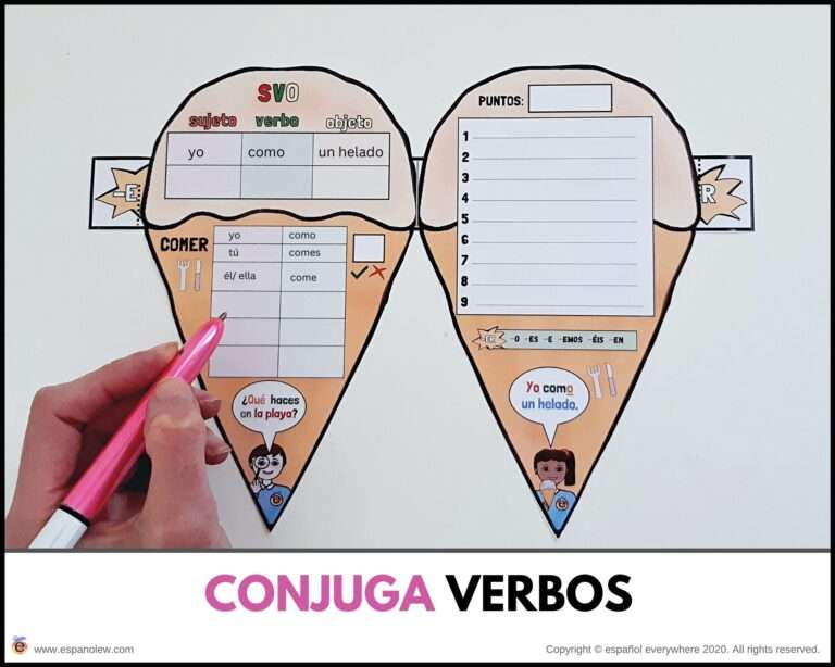 Cómo enseñar la conjugación de manera divertida. Juegos y recursos para ...