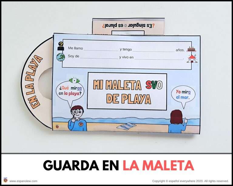 Vocabulario de las vacaciones en la playa. Qué cosas hay en la playa ...