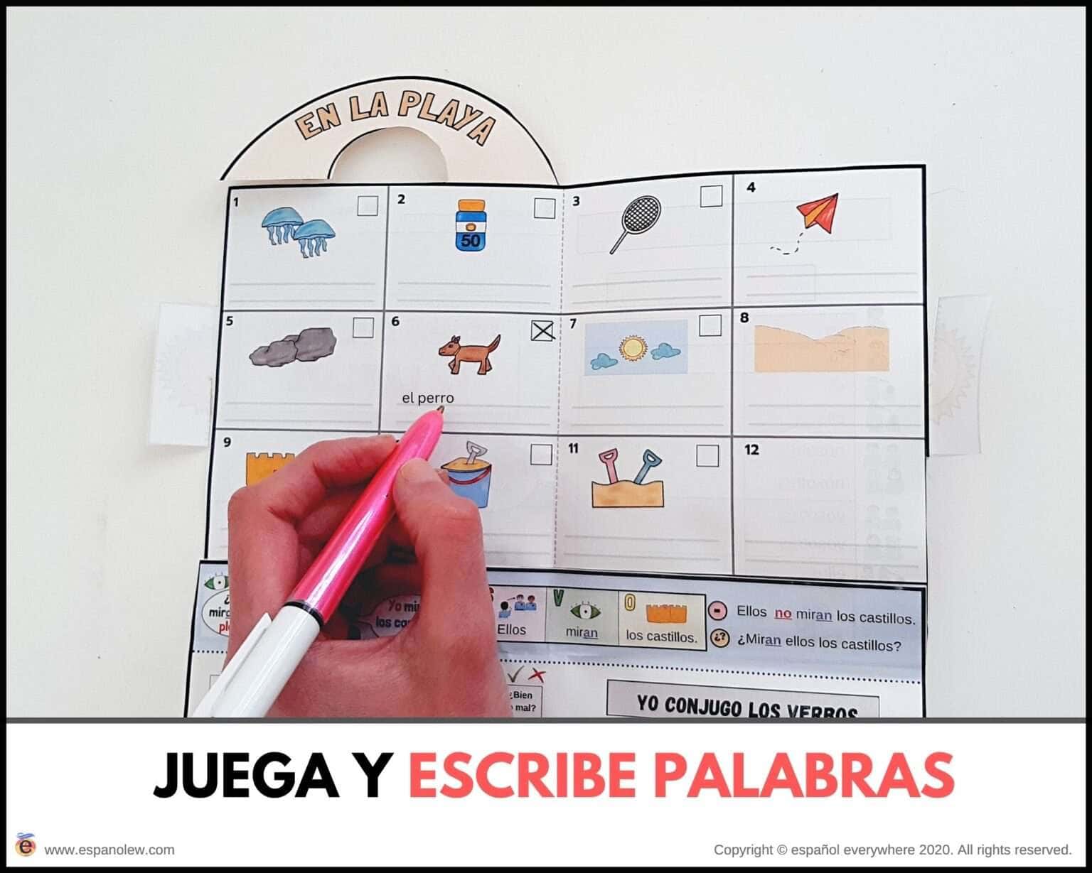 Vocabulario de las vacaciones en la playa. Qué cosas hay en la playa ...