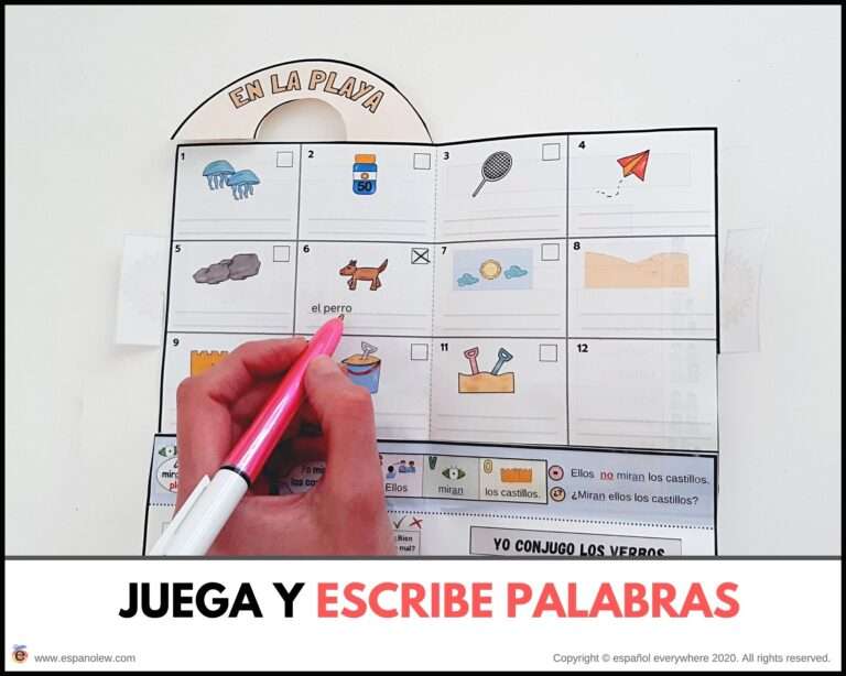 Vocabulario de las vacaciones en la playa. Qué cosas hay en la playa ...