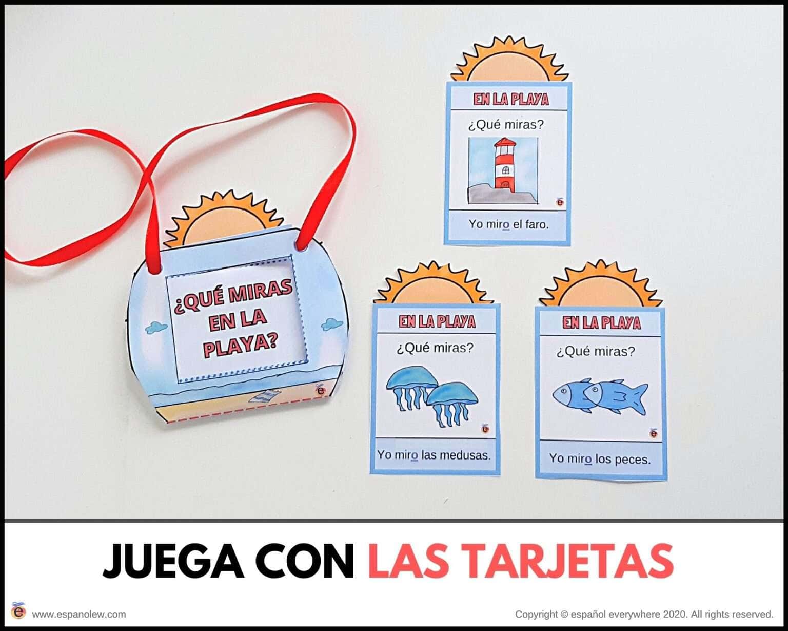 Vocabulario de las vacaciones en la playa. Qué cosas hay en la playa ...