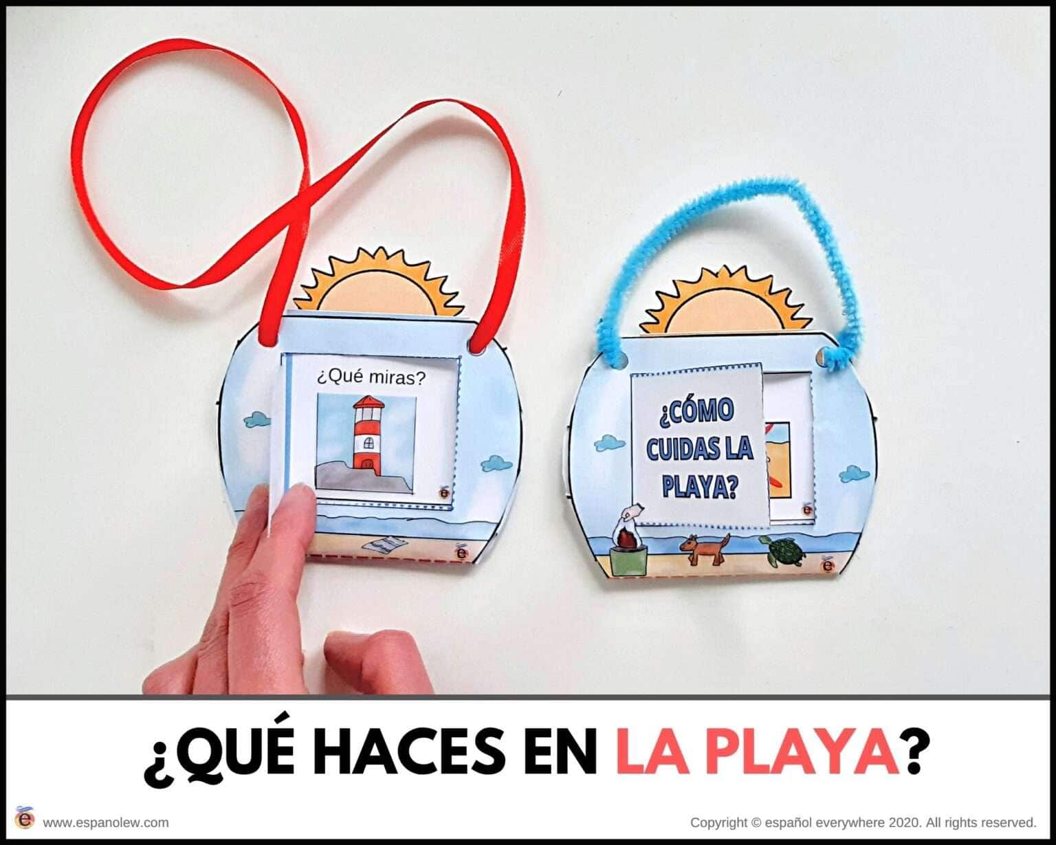 Vocabulario de las vacaciones en la playa. Qué cosas hay en la playa ...