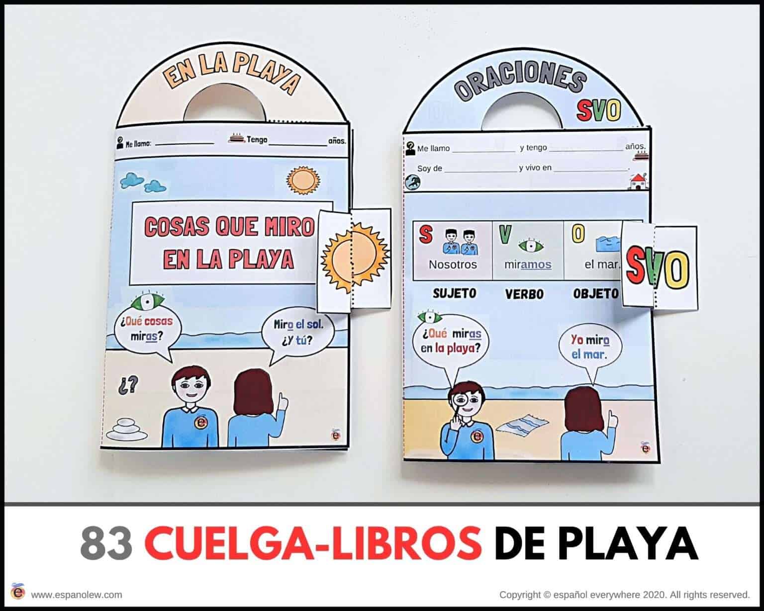 Vocabulario de las vacaciones en la playa. Qué cosas hay en la playa ...