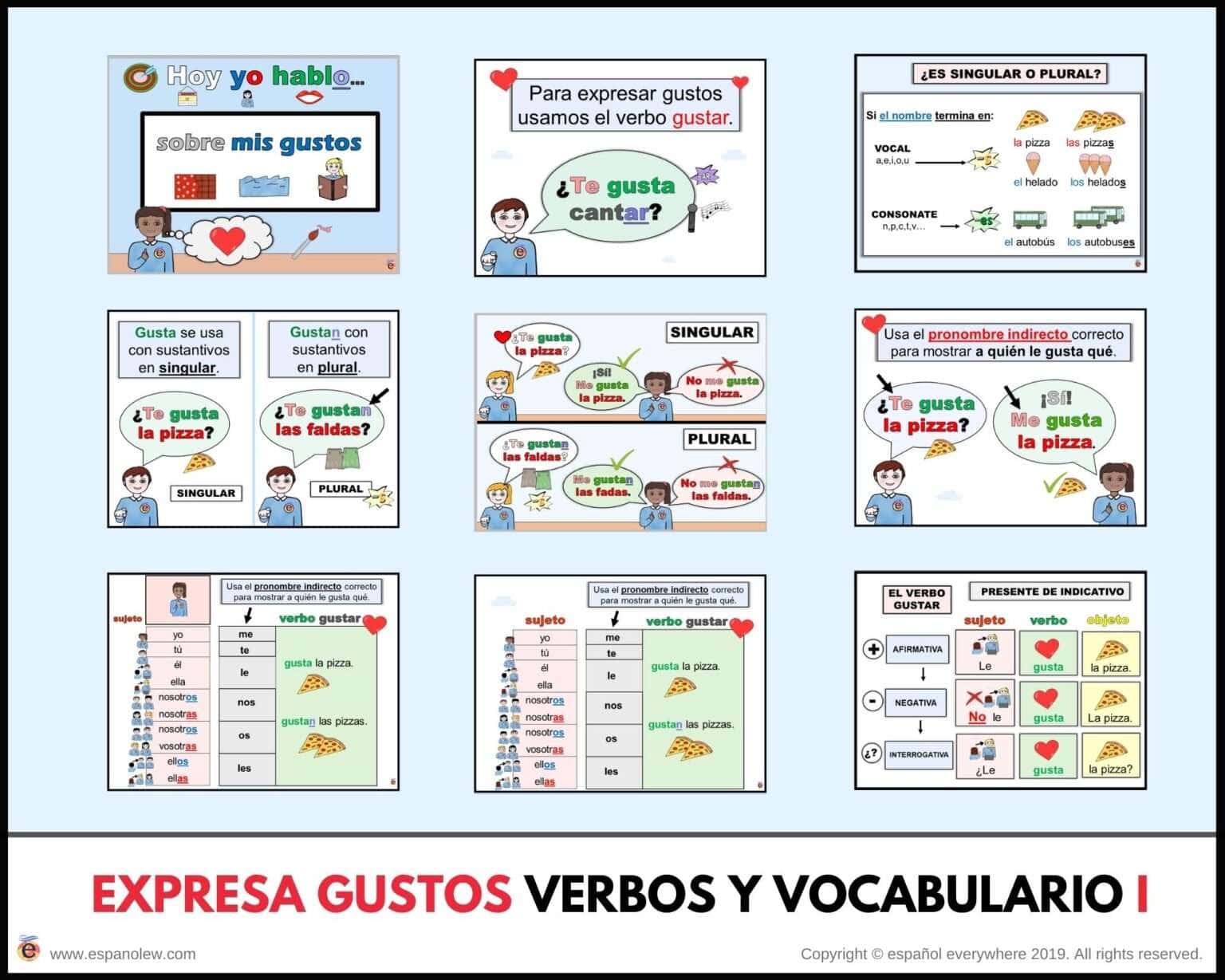 Actividades para la vuelta al cole. Actividades y juegos con gustos y ...