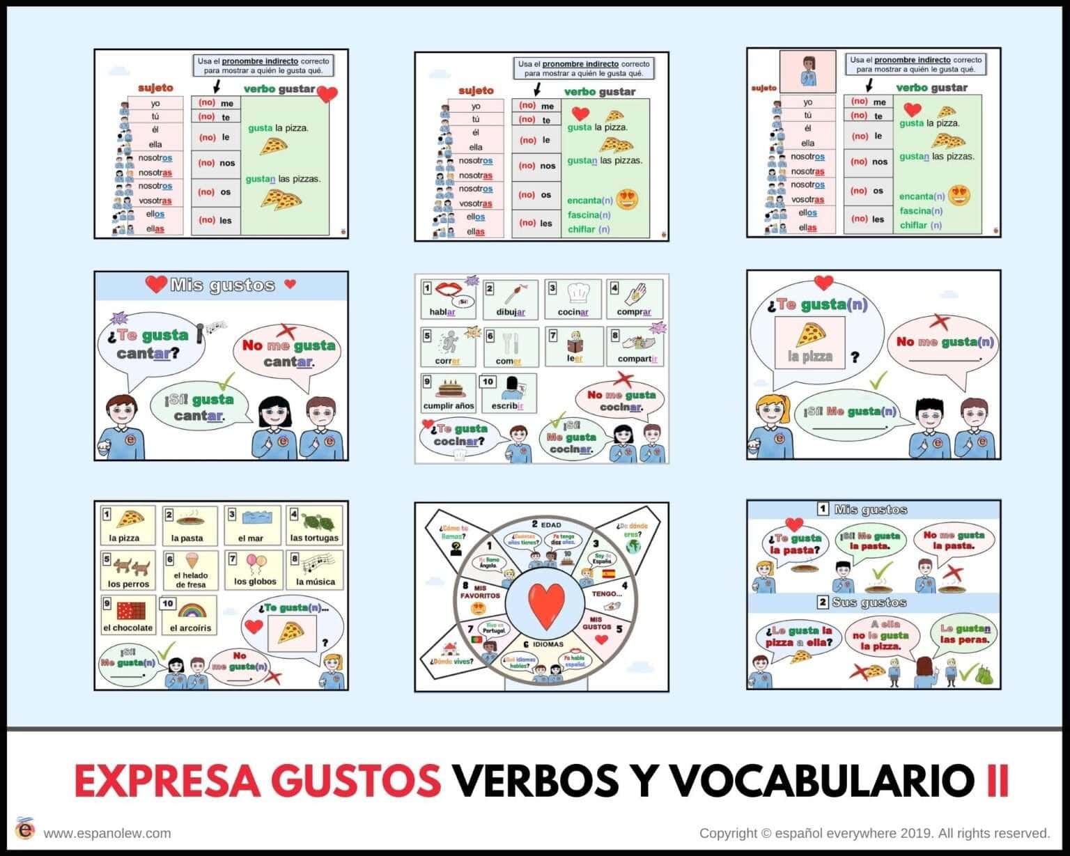 Actividades para la vuelta al cole. Actividades y juegos con gustos y ...